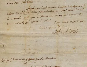 John Adams on the Abolition of Slavery, 1801 | Hamilton Education Program