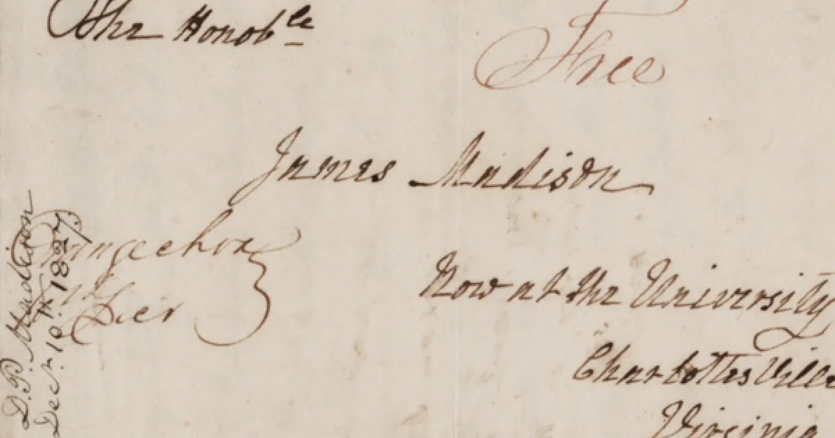 Dolley Madison on John Quincy Adams’s State of the Union Address, 1827 ...