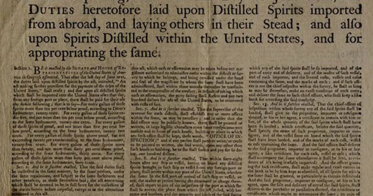 Thomas Jefferson to James Madison on the Whiskey Rebellion, 1794 ...
