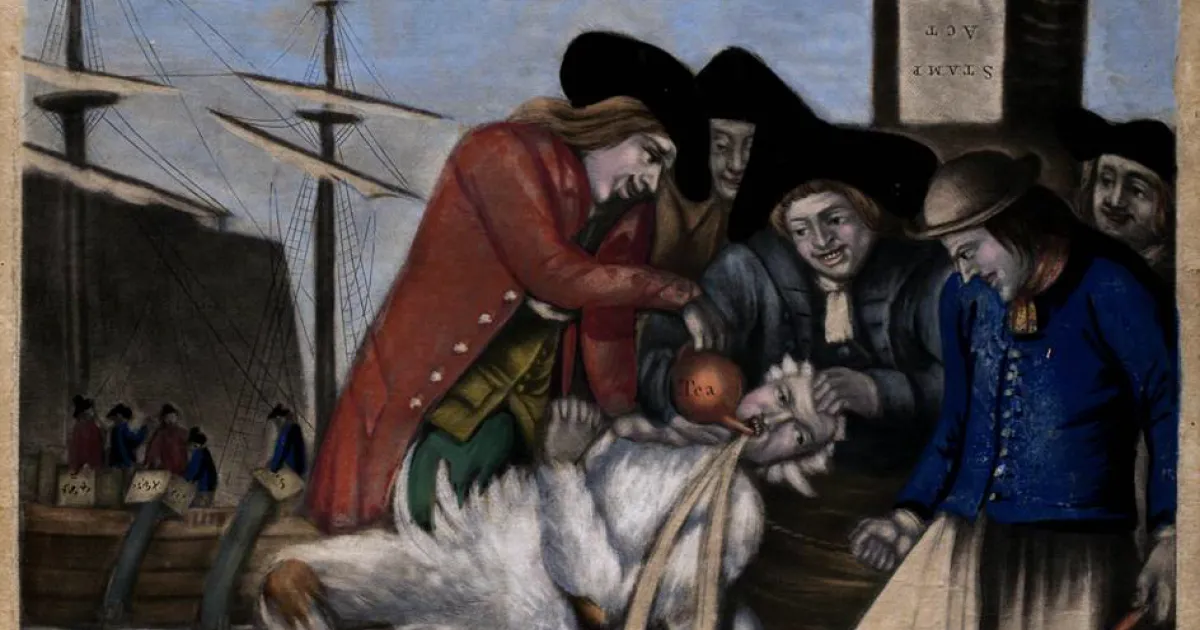 "Bostonian’s Paying the Excise-man, or Tarring and Feathering," 1774 ...