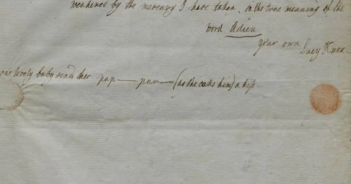 Lucy Knox to Henry Knox on Life on the Home Front, 1777 | Hamilton ...