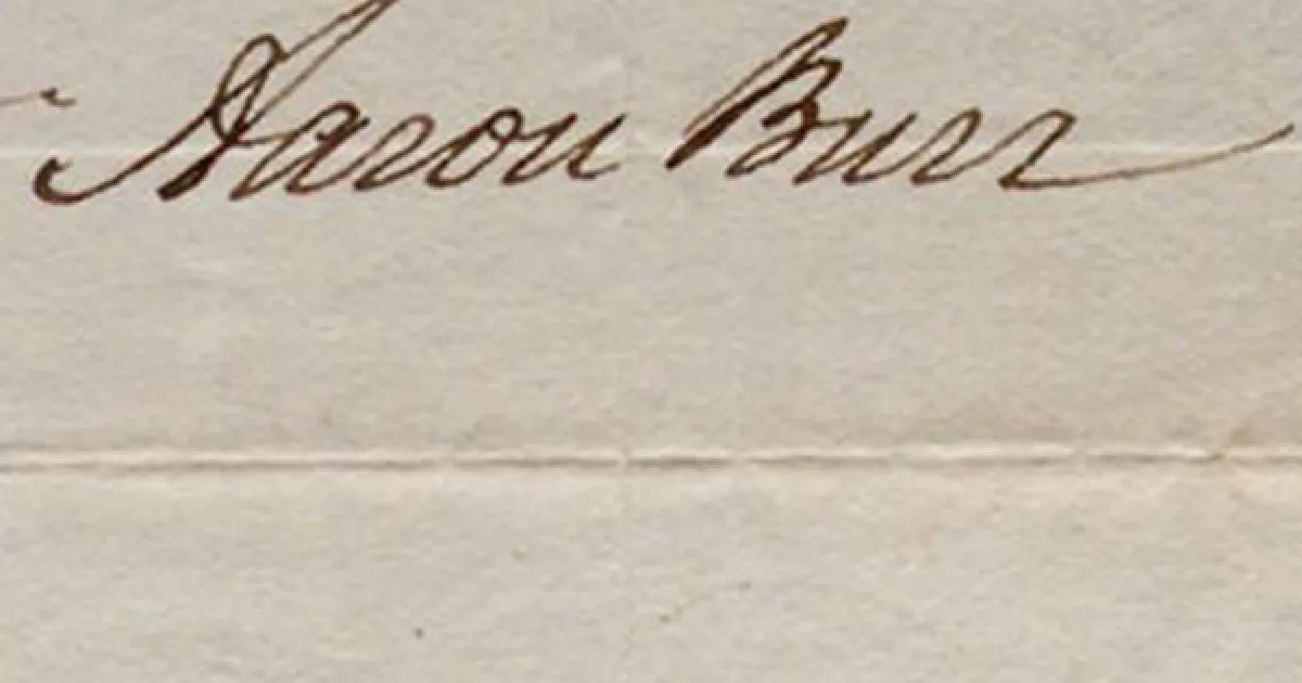 Aaron Burr Challenges Alexander Hamilton, 1804 | Hamilton Education Program
