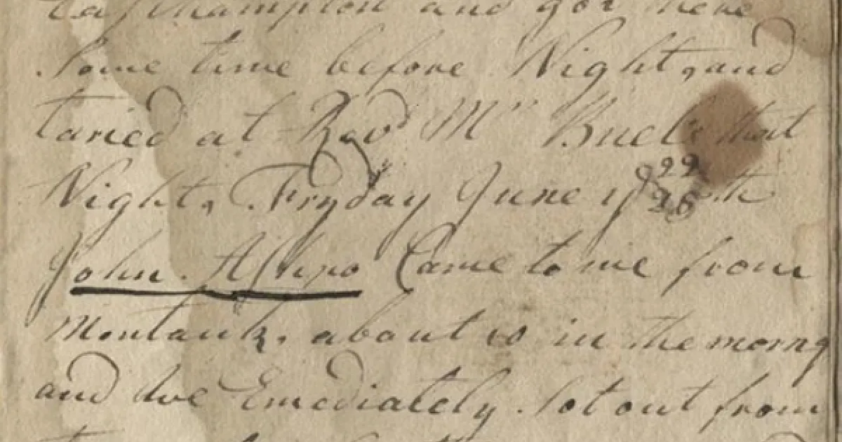 “Nothing But Shame and Deep Disgrace”: A Hymn, 1774 | Hamilton ...